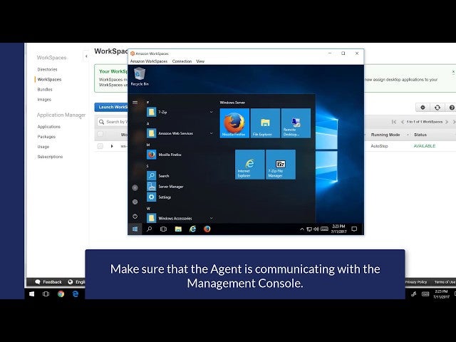 SentinelOne Management Console:VDI Installation in Amazon Workspaces ...