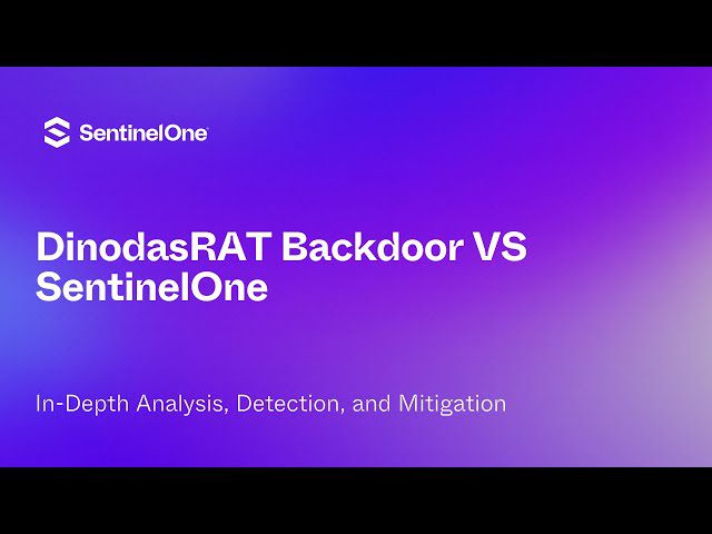 DinodasRAT Linux Backdoor (aka XDealer) VS SentinelOne: Detection and Mitigation | SentinelOne NL